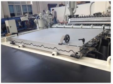 Conical Twin Screw PVC Glazed Roof Sheet Extruding Machine with ABB Inverte