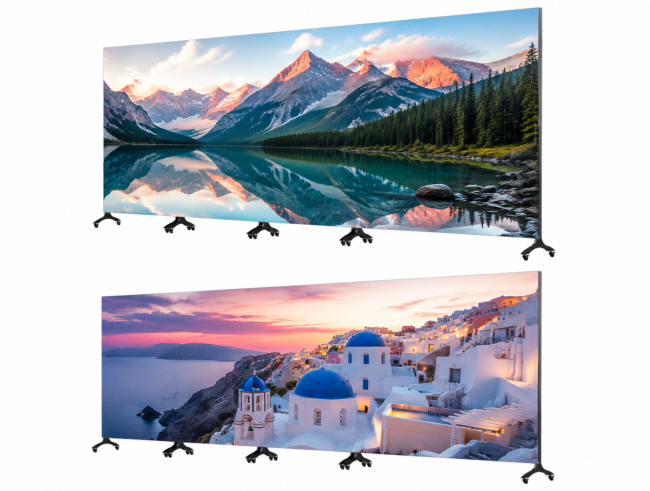 GOB P2.5 LED Poster Display installation and application examples
