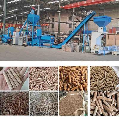 Chine chaîne de production en bois du granule 600-800kg/H granule de biomasse faisant la matrice d'appartement de machine à vendre