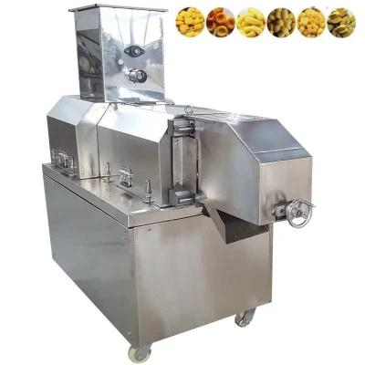 중국 Double Screw Feed Extruder Rice Corn Flakes Puffed Snack Machine Food Making Machine 판매용