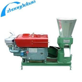 중국 Diesel Engine Feed Wood Pellet Mill Machine 60-800 Kg/H For Poultry Feed 판매용