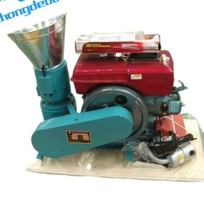 중국 Diesel Engine Feed Wood Pellet Mill Machine 60-800 Kg/H For Poultry Feed 판매용