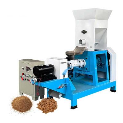 China Máquina de Extrusão para Fabricação de Ração para Cães e Gatos 500KG/H, Ração para Camarão, Linha de Produção de Ração Flutuante para Peixes, para Fábrica de Pellets de Ração à venda