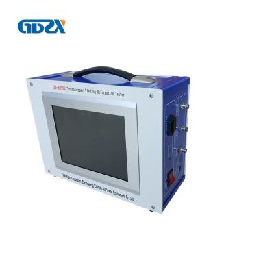 Chine Exactitude 0.1dB d'appareil de contrôle de déformation d'enroulement de transformateur de réponse en fr3quence de champ de Digital à vendre