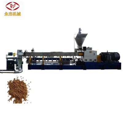 China Co-rotating Twin Screw Extruder Wood Plastic Composite Production Line WPC Pelletizing Machine for sale