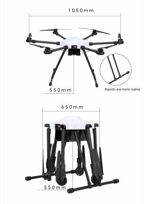 Quality P1 Six Rotor Flight Training Drone Easy Fold Aerial UAV Drone Training for sale