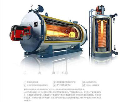 Китай Горизонтальный газ сгорел электрический термальный боилер 300kw масла для древесины, меньше воды продается