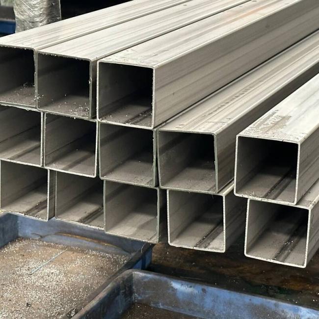 Welded large size stainless steel square tube inventory