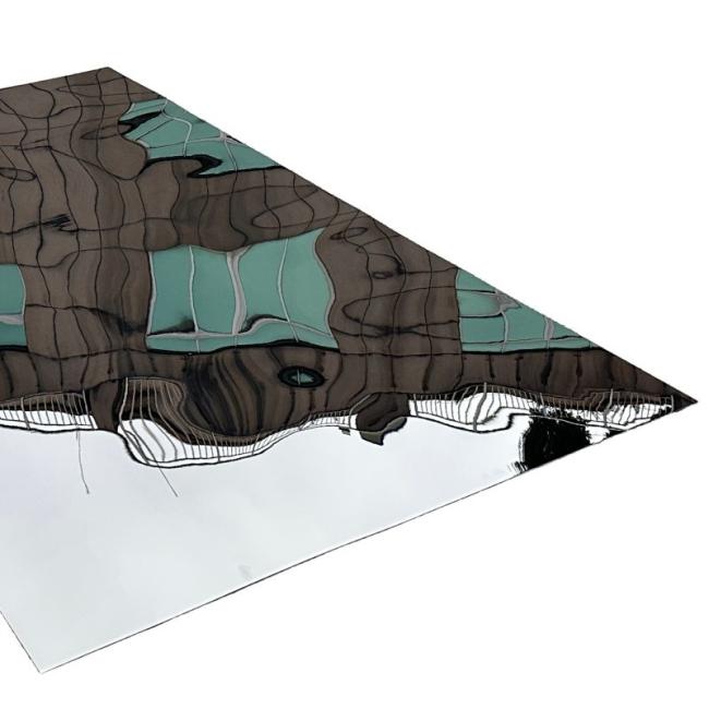 8K mirror vacuum PVD colored stainless steel sheet 201 304 316