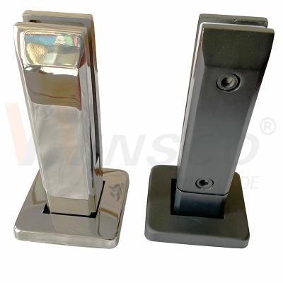 중국 SUS 304 316 Hairline Black Matte Mirror Surface Stainless Steel Swimming Pool Glass Spigot For 12mm 24mm  Glass 판매용