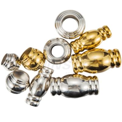 중국 Mirror Silver Gold Inox Railing Accessories SS 201 304 Stainless Steel Bamboo Joint Connector For 19mm Handrail Pipe 판매용
