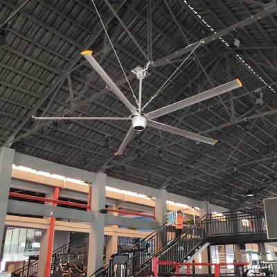 중국 12ft 10ft 5.5m 거대한 산업 HVLS 천장 팬 최적 냉각 성능 판매용