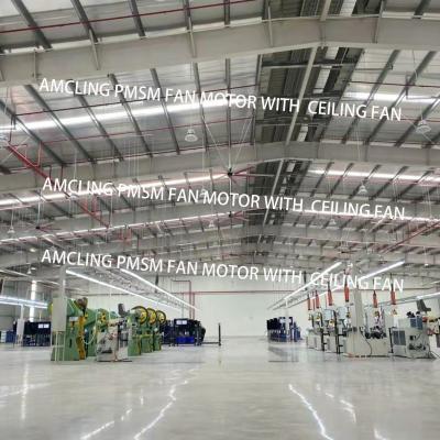 중국 3단계 220V 400W 750W 산업 브러쉬리스 DC HVLS 천장 냉각 Bldc 팬 모터 판매용