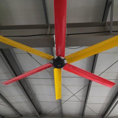 중국 AMTHI 12ft 24ft 380v 220v 1500w 창고 공기 순환을 개선 산업 천장 팬 판매용