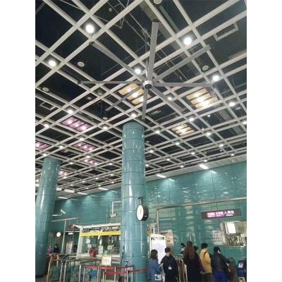 중국 영구 자석 동기 1500w 5 블레이드 BLDC PMSM 대 천장 HVLS 팬을위한 AC 모터 판매용