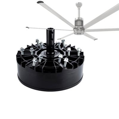중국 24ft Hvls 산업 천장 팬 모터 완전 폐쇄 팬 냉각 500-1500W 알루미늄 블레이드 판매용