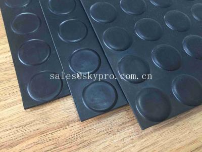 Κίνα Matting μη ολίσθησης δαπέδων ασφάλειας μαύρο λαστιχένιο στρώμα αιγών, μακράς διαρκείας έκταση προς πώληση