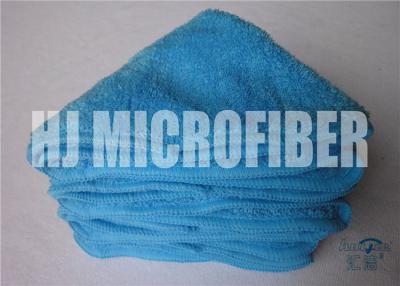 중국 단 하나 합성 파란 Microfiber Rags/매우 두꺼운 견면 벨벳 양털 Microfiber 접시 피복 25X25cm 판매용