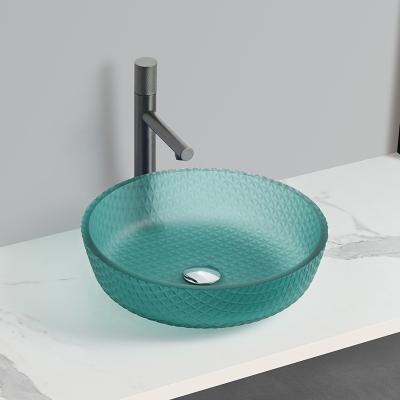 Chine Cuve de salle de bains Compte à rebours Cuve à laver en verre imperméable à l' eau 45mm 1,75 pouces trou de drainage à vendre