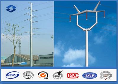 Cina 110KV raddoppiano la corrente elettrica Palo di angolo di circuiti per la linea di distribuzione in vendita