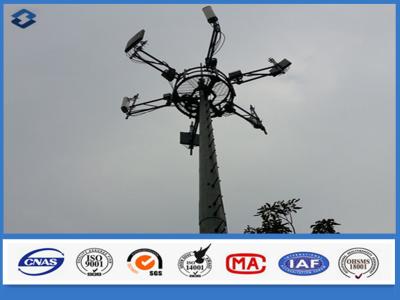 Cina 3 mm Monopole Torre di telecomunicazione Powerline Poli elettrici in acciaio in vendita