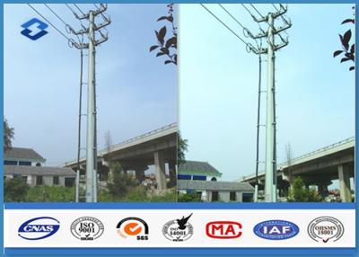 Cina La corrente elettrica Palo della sotto trasmissione sopraelevata elettrica nel doppio dodecagonale gira intorno a 110KV in vendita