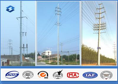 Cina 35KV scelgono/la immersione calda Palo d'acciaio galvanizzato circuiti del doppio per la trasmissione elettrica in vendita
