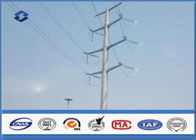 Cina Il potere elettrico Palo d'acciaio di angolo con il doppio 110KV gira intorno alla immersione calda galvanizzata in vendita