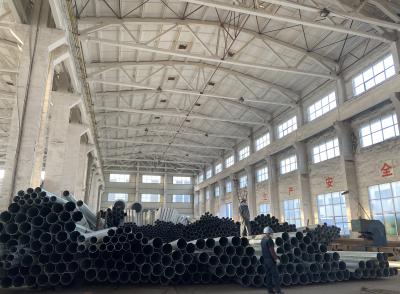 Cina pittura nera galvanizzata ottagonale pratica d'acciaio domenicana del catrame di palo del carico 5kN di 10.5M in vendita