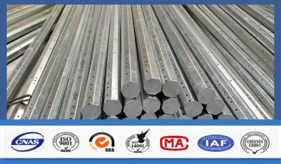 Cina 35FT 500KGF carico 3mm spessore linea di trasmissione di potenza ottagonale galvanizzato polo di acciaio elettrico in vendita