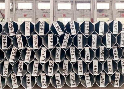 Cina Q355B Tipo di sepoltura a caldo NEA Standard Galvanizzato Polo di acciaio ottagonale in vendita