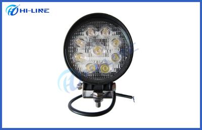Cina Impermeabilizzi le luci automobilistiche a 4.3 pollici del lavoro da 27 watt LED angolo di 60/30 gradi per fuori strada in vendita