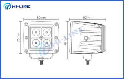 Cina Il lavoro del veicolo della copertura LED di colore si accende per le lampade a 3 pollici dell'auto del CREE di SUV 16W del trattore dei camion in vendita