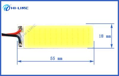 China 9V - 32V luzes do carro do diodo emissor de luz da ESPIGA do festão T10 de 55 x de 18mm, luz de abóbada interior do carro universal à venda