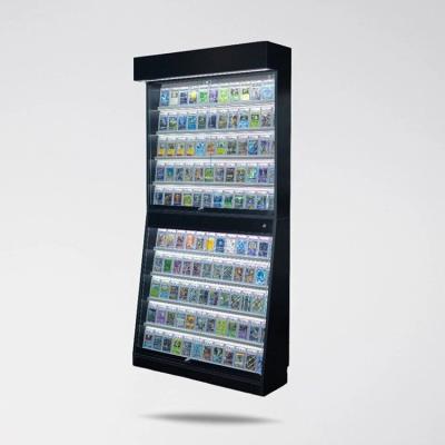 China Factory Sales New Design Custom Single PSA Graded Card Slab Led Display Stand Trading Card Display case For Sports Trading Card Case TCG Cards for sale