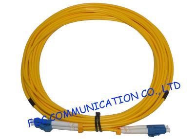 중국 CATV 체계 광학 섬유 접속 코드, SM 쌍신회로 LC 접속 코드 높은 안정성 판매용