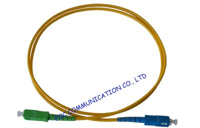중국 저항하는 SM 광섬유 접속 코드 G.652D LC/APC - SC/APC LSZH 재킷을 타오르십시오 판매용