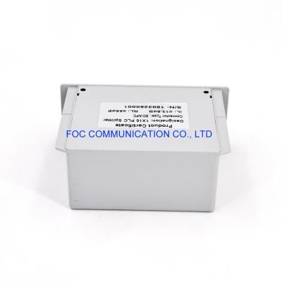 중국 PON FTTX 1650nm 섬유 PLC 쪼개는 도구 SC APC 1×16 낮은 삽입 손실 판매용