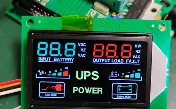 China 2.4 inch VA LCD Module COB LCM AIP31621E Driver White Backlight UPS LCD Display for sale
