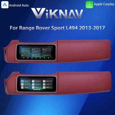 Cina Viknav Radio per auto da 12,3 pollici aggiornato per Range Rover Sport L494 2013-2017, navigazione GPS, lettore multimediale, CarPlay wireless, autoradio stereo touchscreen (Rosso) in vendita