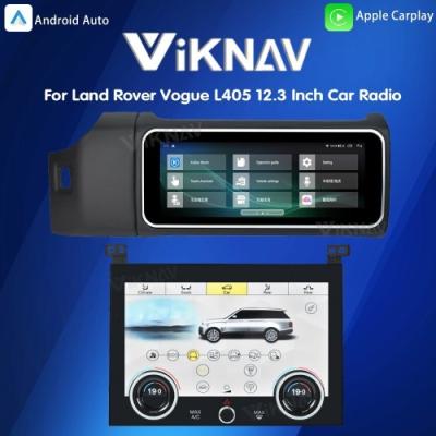 Κίνα Viknav 12,3 ιντσών οθόνη αφής ραδιόφωνο αυτοκινήτου και AC για Land Rover Range Rover Vogue L405 2013-2017 Multimedia Player GPS Navigation Head Unit (Μαύρο Όλα) προς πώληση