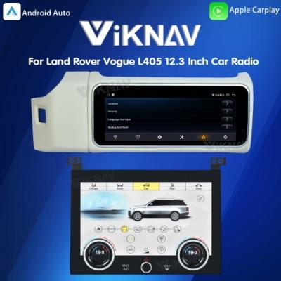 Κίνα Viknav 12.3 ιντσών οθόνη αφής ραδιόφωνο αυτοκινήτου και AC για Land Rover Range Rover Vogue L405 2013-2017 Multimedia Player GPS Navigation Head Unit (Λευκό Όλα) προς πώληση