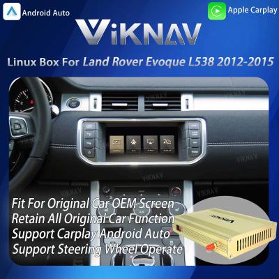 Китай Интерфейсный блок Viknav Linux для Land Rover Range Rover Evoque L538 2012-2015 Беспроводной Apple CarPlay Android Auto Поддержка только оригинального экрана автомобиля продается