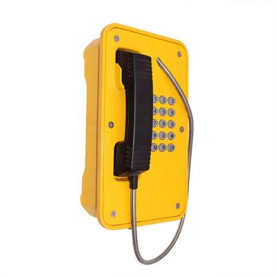 Cina Linea prova resistente alimentata di JR103-FK del vandalo del telefono con giallo di gomma della tastiera in vendita