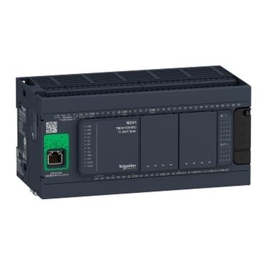 China Schneider M241 PLC 24V DC 40 I/O Programmable Controller for sale