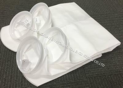 China Industrial Micron Filter Bags , SE - Stitched Seam Treatment Micron Needle Felt Filter Bags for sale