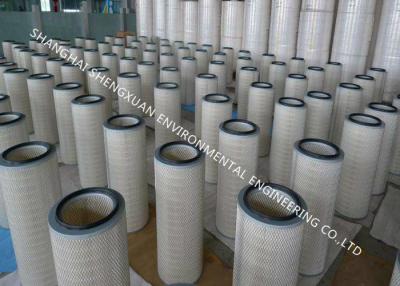 China Anti - Static Gas Filter Cartridge Long Life Span For Painting Room Dust Collecting for sale