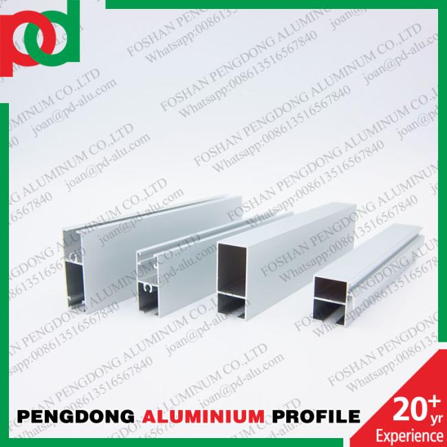 Aluminum Window Profile Close-up View
