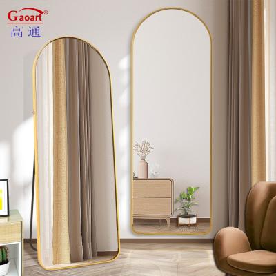 Cina Living Room Silver Shaving Metal Hotel Bathroom Home Decor Beveled Glass Sticker Mirror in vendita