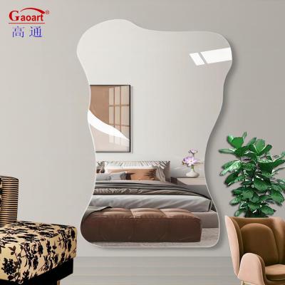 Cina Floor Length LED Beveled Hallway Home Bathroom Makeup Metal Decor Mirror for Full Body in vendita